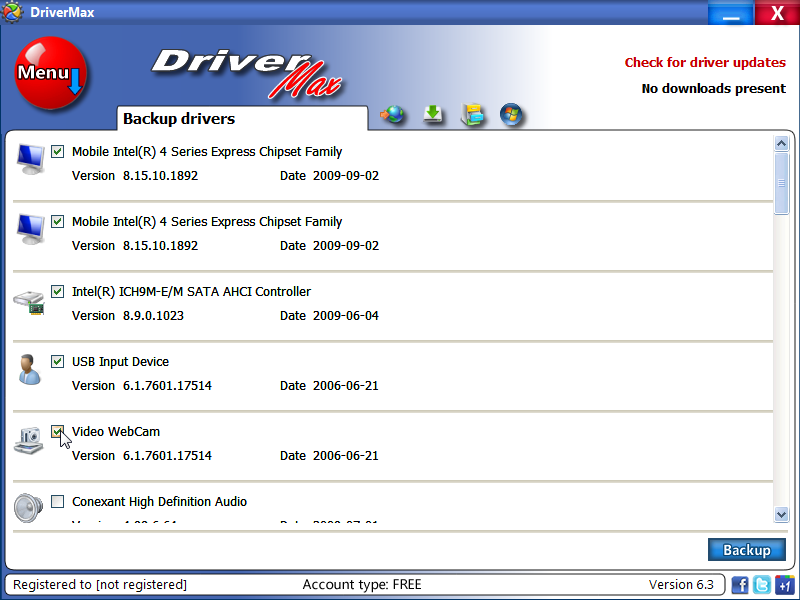 Via drivers download
